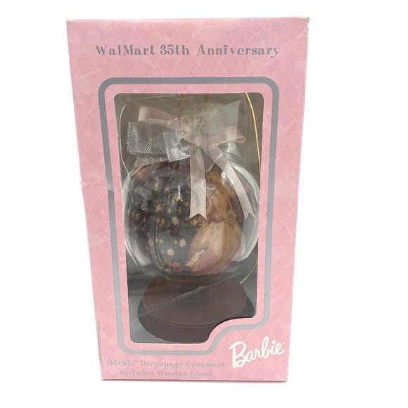 Mattel | Holiday | Mattel Walmart 35th Anniversary Barbie 4 Decoupage ...